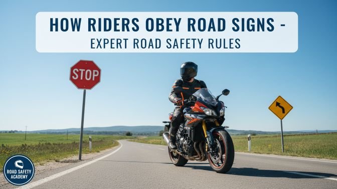 How Riders Obey Road Signs – Expert Road Safety Rules