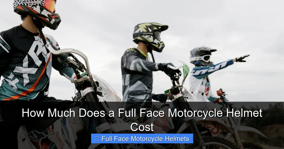 How Much Does a Full Face Motorcycle Helmet Cost - Rider Equips